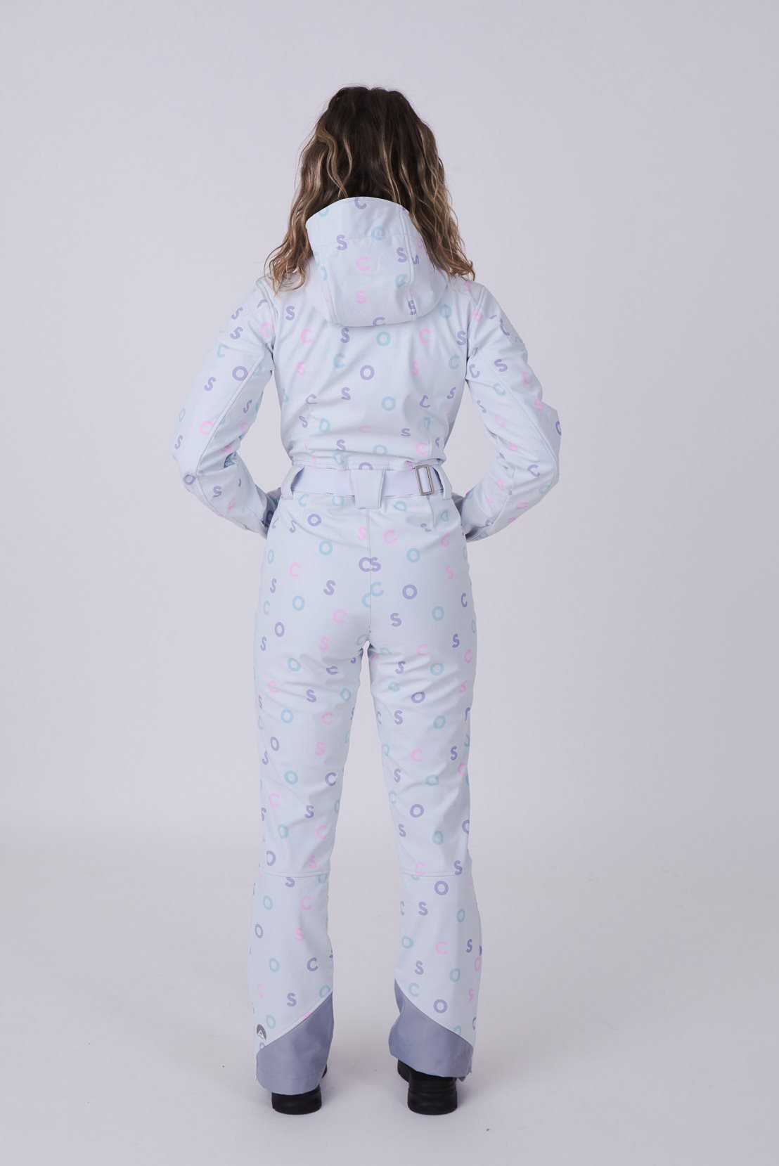 Chic Ski Suit - White OOSC Print – OOSC Clothing
