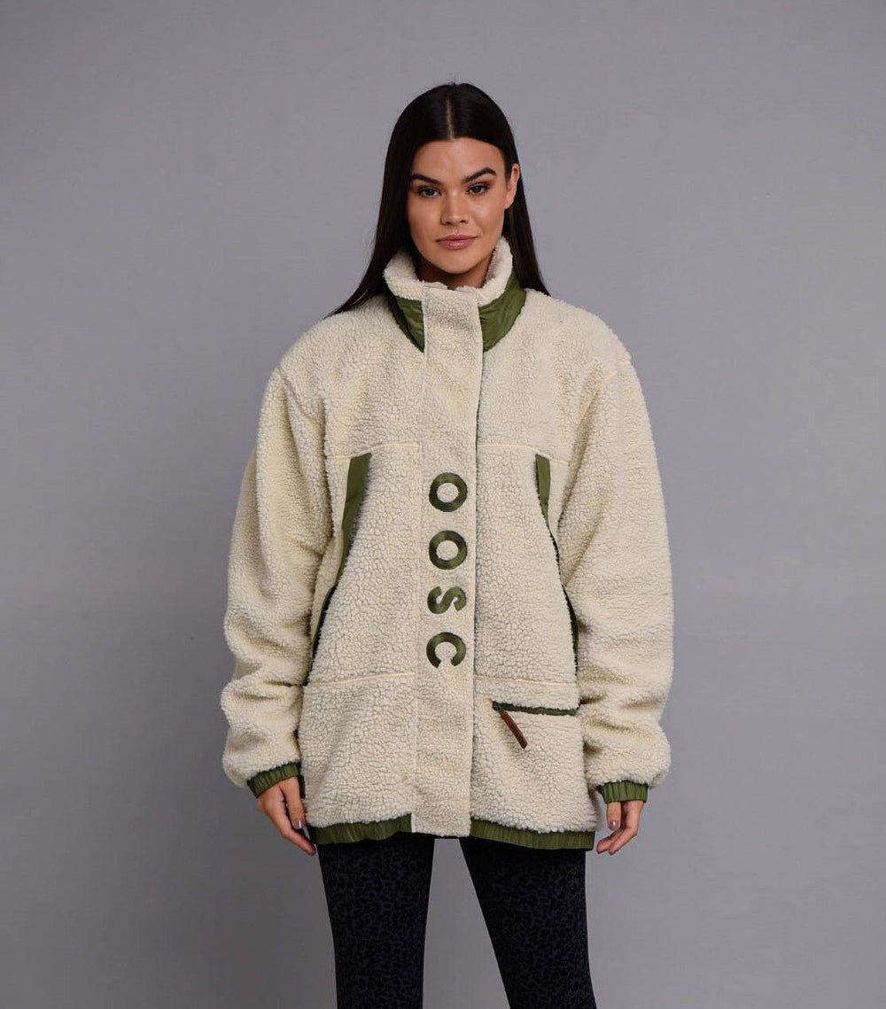 Cream Sherpa Fleece | Women's - OOSC Clothing