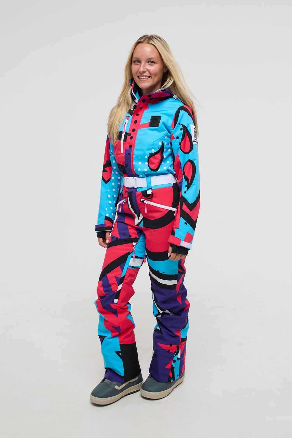 Fresh Prince Women's Ski Suit | Multi-Coloured - OOSC Clothing