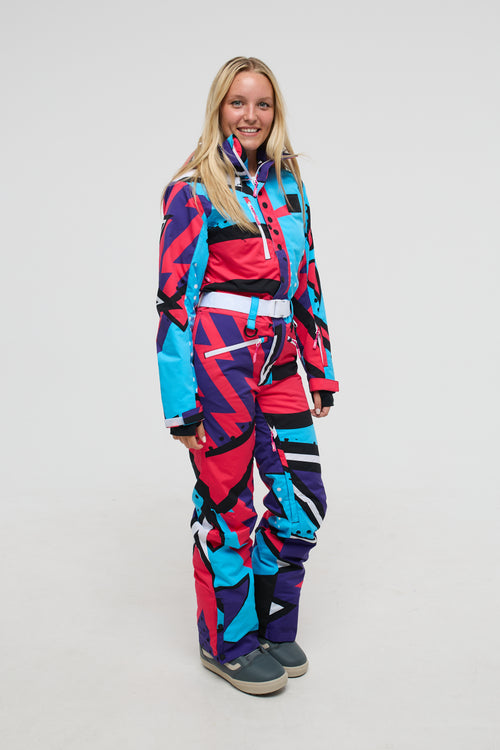 Fresh Prince Women's Ski Suit | Multi-Coloured - OOSC Clothing