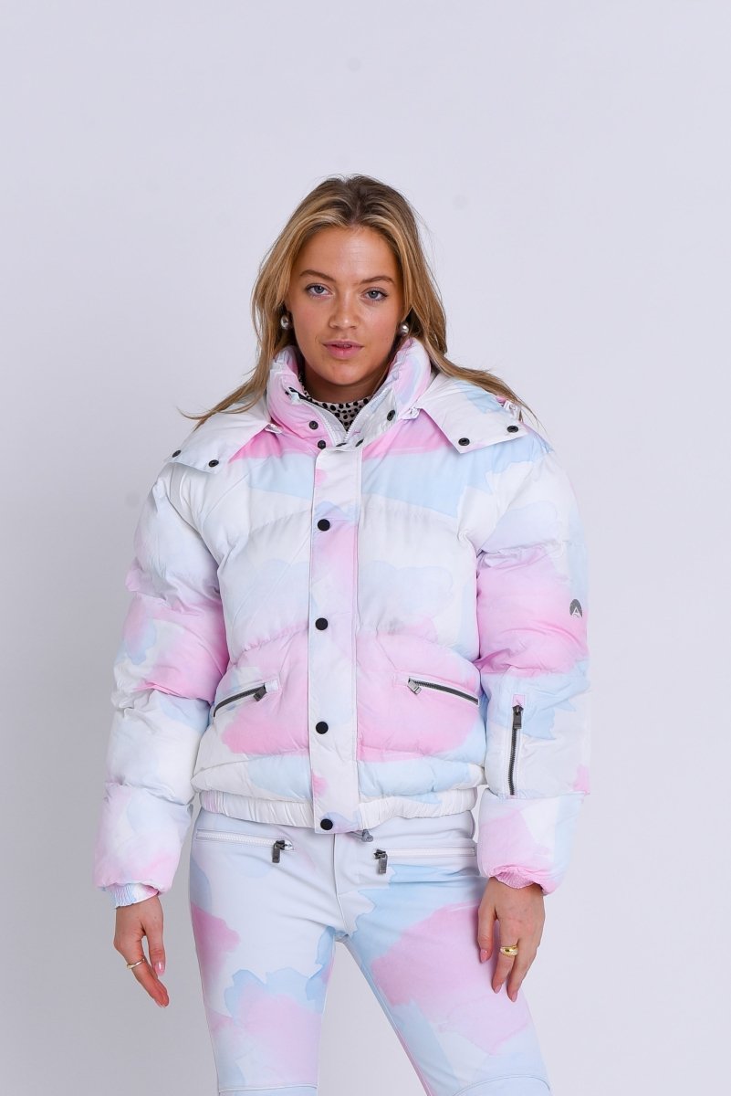 Chic Puffer Jacket - Watercolour – OOSC Clothing