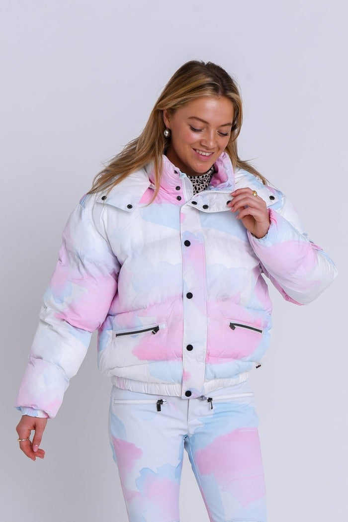 Chic Puffer Jacket - Watercolour – OOSC Clothing
