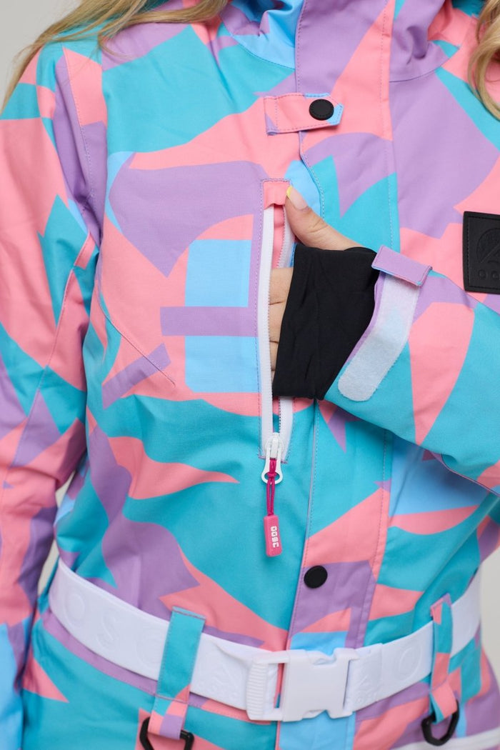Del Mar Shaped Ski Suit | Retro Snow Suit (Women's) - OOSC Clothing