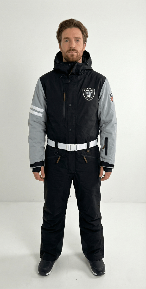 Las Vegas Raiders Ski Suit | Snow Suit - OOSC Clothing