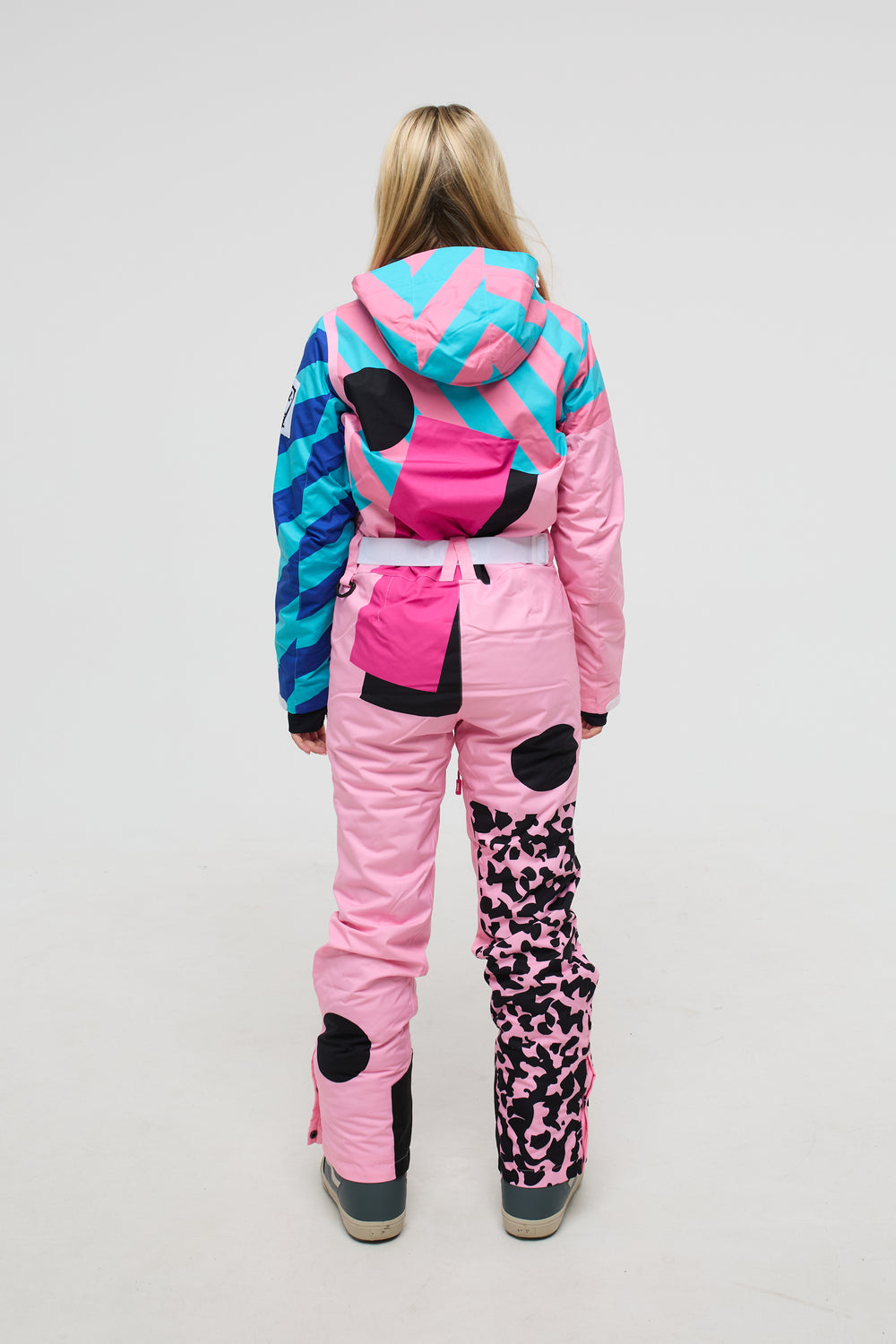 Penfold in Pink Women's Ski Suit | Multi-Colored Retro OOSC CLOTHING ...