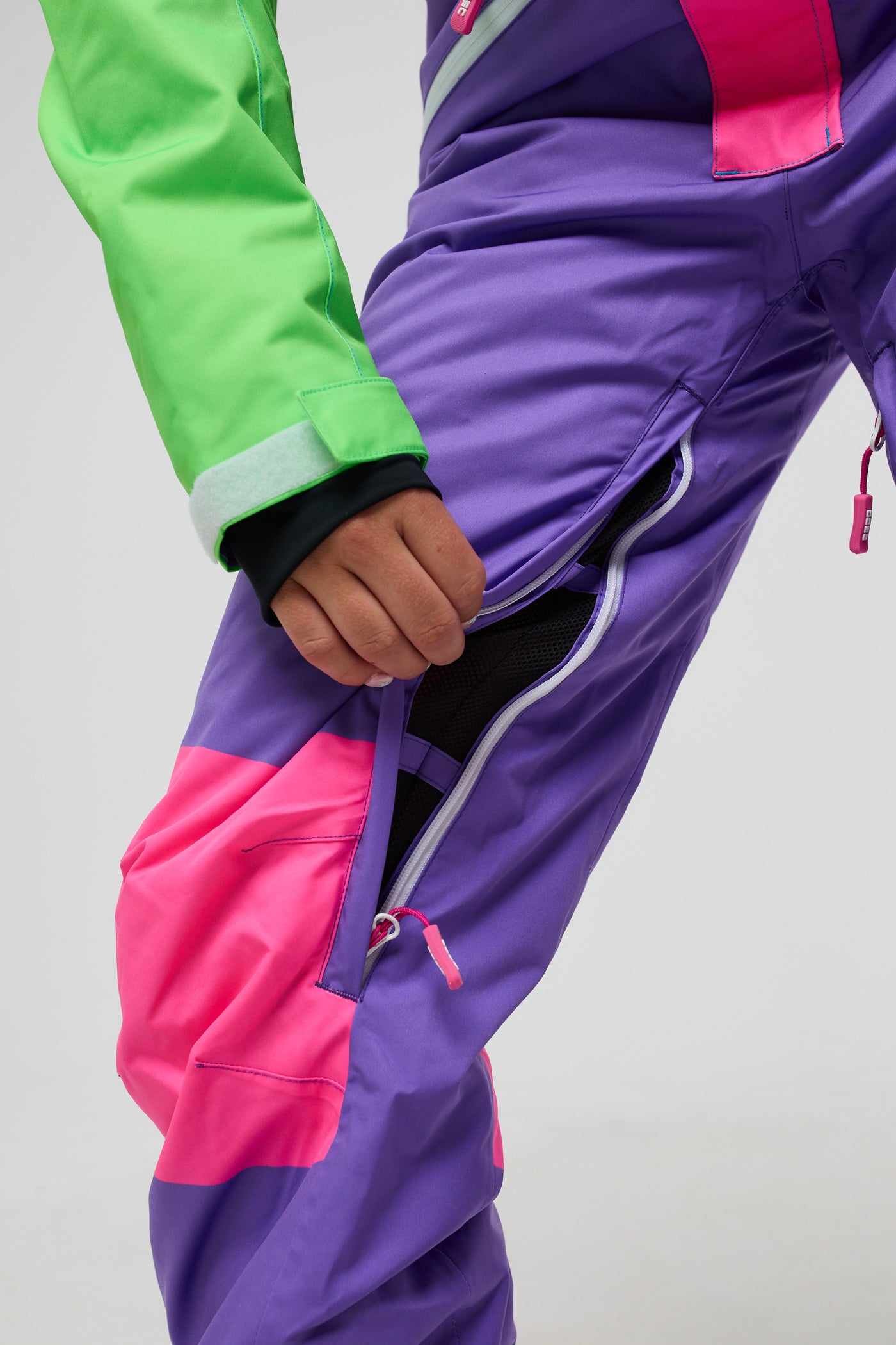 Powder Hound Neon Ski Suit | Retro Snow Suit (Women's) - OOSC Clothing