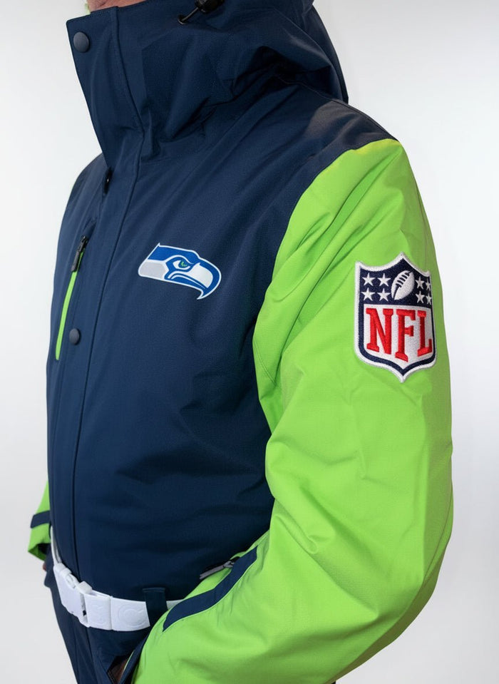 Seattle Seahawks Ski Suit | Snow Suit - OOSC Clothing