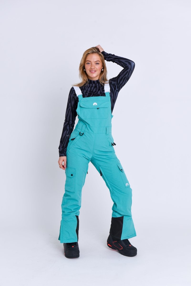 Yeh Girl Bib Pant - Aqua – OOSC Clothing